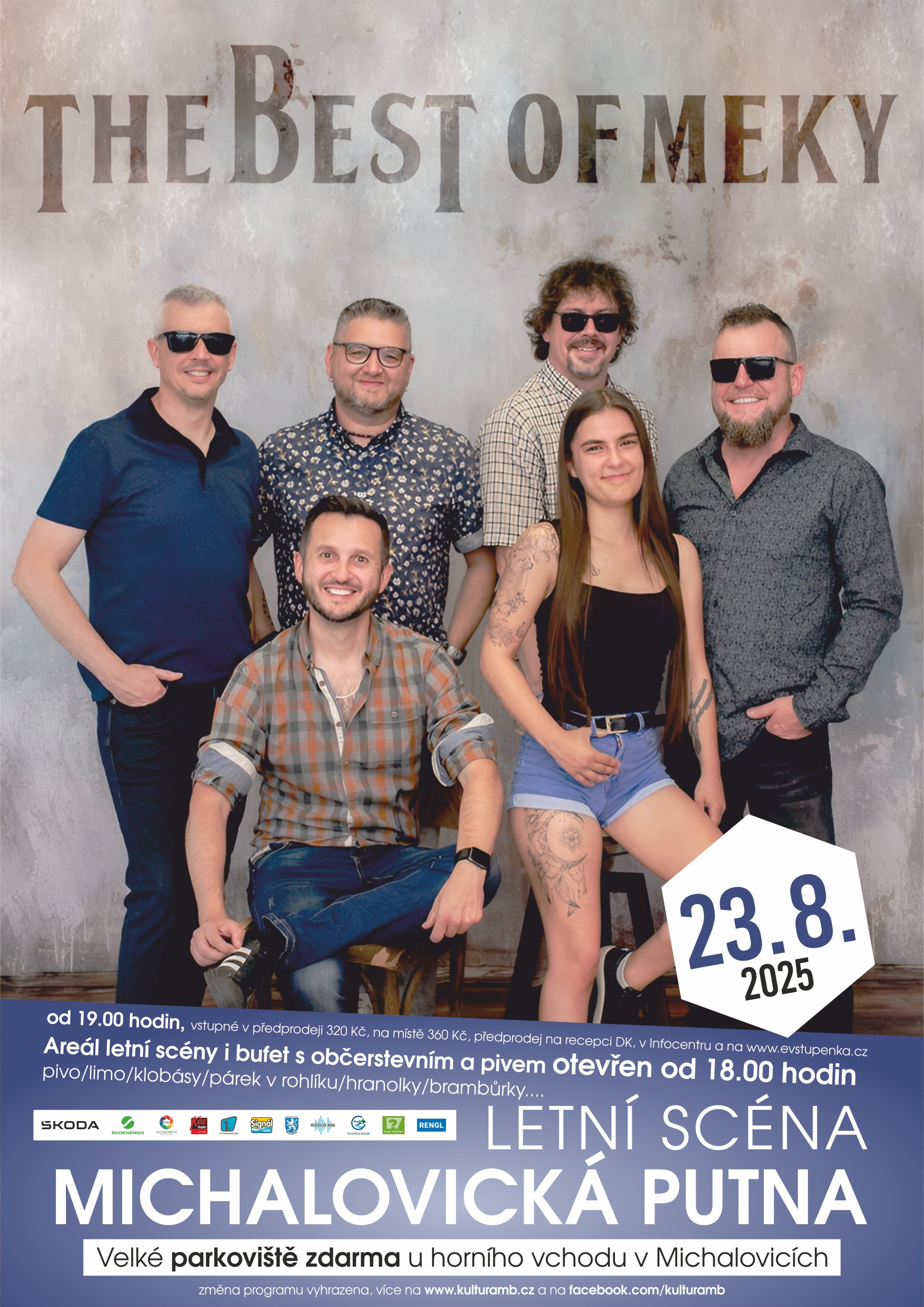 The Best of Meky, 23.8.2025 19:00 | Kultura města Mladá Boleslav, a.s.